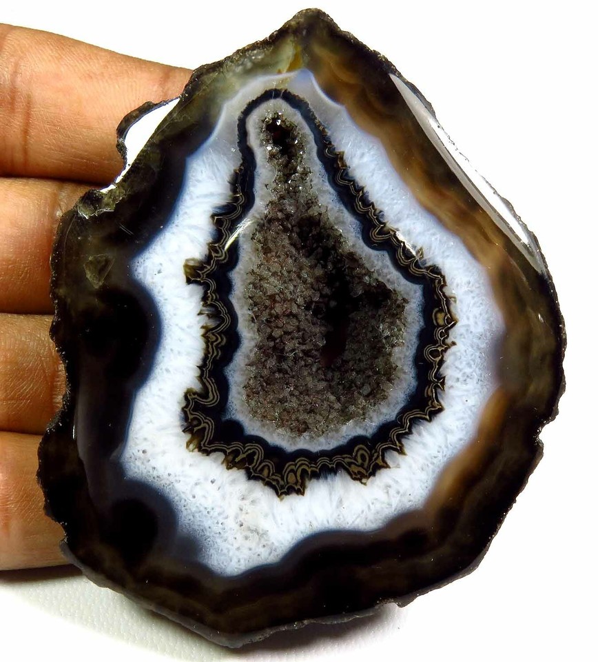 Natural Geode Slice Agate Gems Slice 75-417 Cts Smooth Polished ...