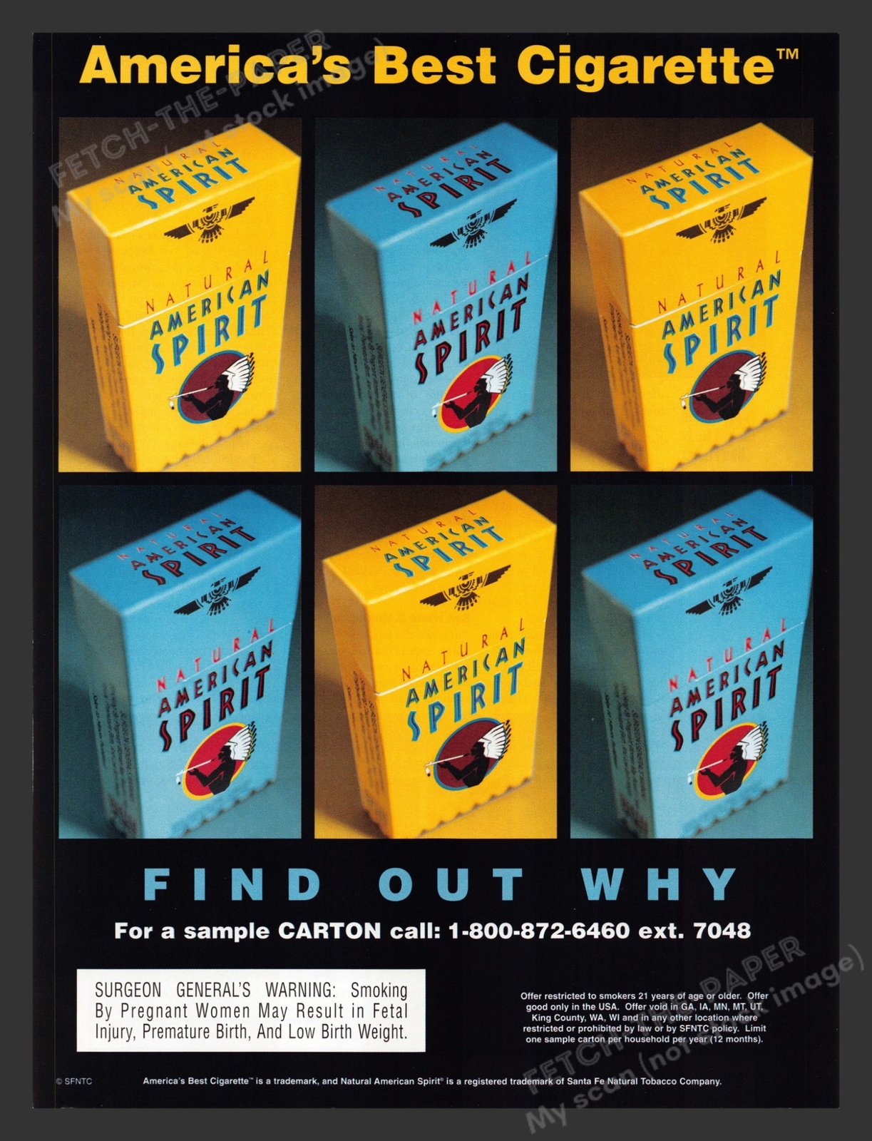 Natural American Spirit Cigarettes 2000s Print Advertisement Ad 2002 | eBay