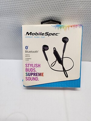 MobileSpec Bluetooth Fashion Earbuds Black | eBay