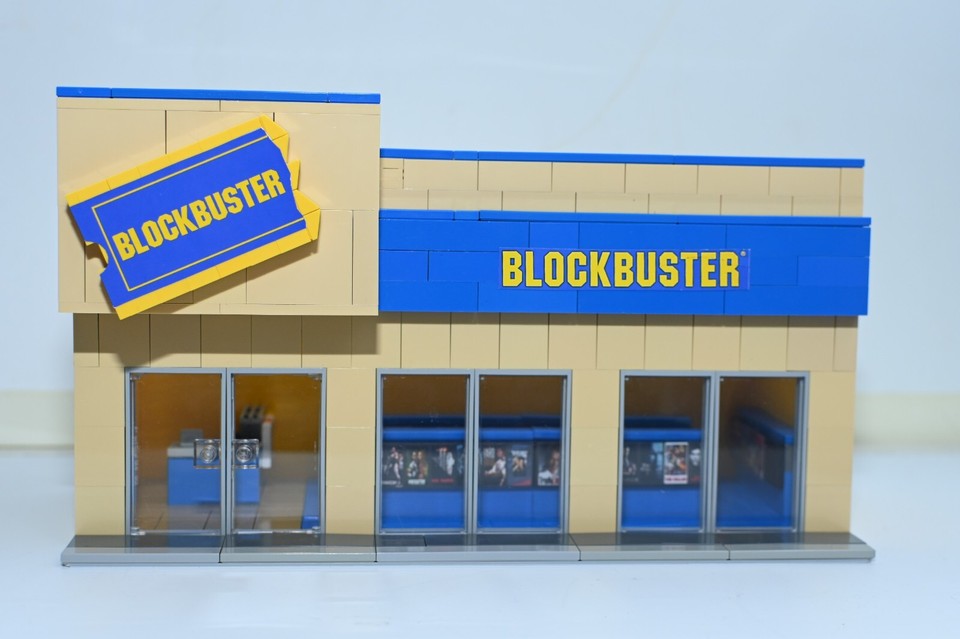 Custom Movie Rental Store Model compatible Built with Real LEGO® Bricks ...