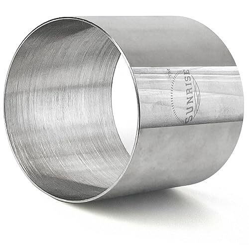 Round Food Ring/ Food Mold/ Food Stacker, Stainless Steel (2 Pieces ...