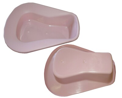 Stack A Pan Bed Pans Mauved Pink DYND80245H Medline (1 Ct) | eBay