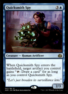 Quicksmith Spy MTG Aether Revolt R NM x1 - Magic Card | eBay