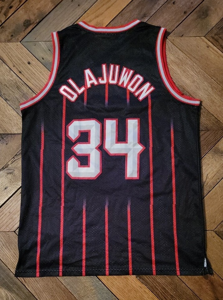 Hakeem Olajuwon Houston Rockets Mitchell and Ness Swingman Jersey Youth ...