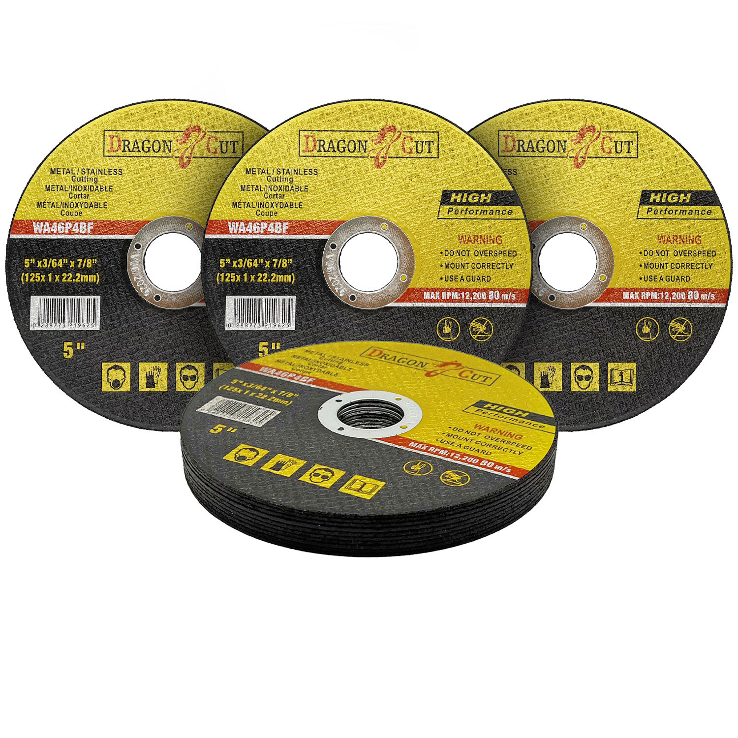 200PCS 125 mm ULTRA THIN 1mm METAL CUTTING BLADE DISC FOR STEEL ...