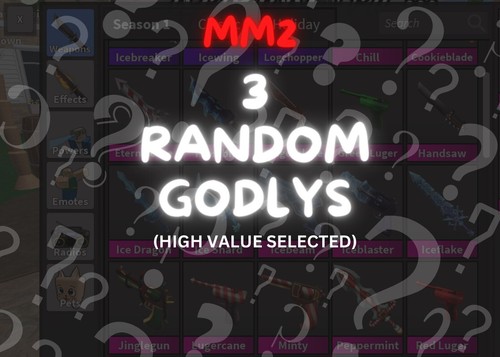 3 RANDOM MM2 GODLY KNIVES ~ CLASSIC / HOLIDAY / SEASON | eBay