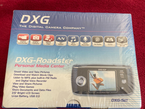 DXG DIGITAL CAMERA ROADSTER 521 SEALED BOX NEW OLD STOCK | eBay