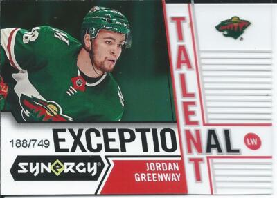 2018-19 UD Synergy JORDAN GREENWAY Rookie Exceptional Talent 188/749 ...