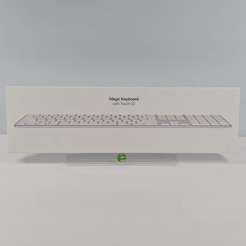 New Apple Magic Keyboard with Touch ID and Numeric Keypad USB-C White ...