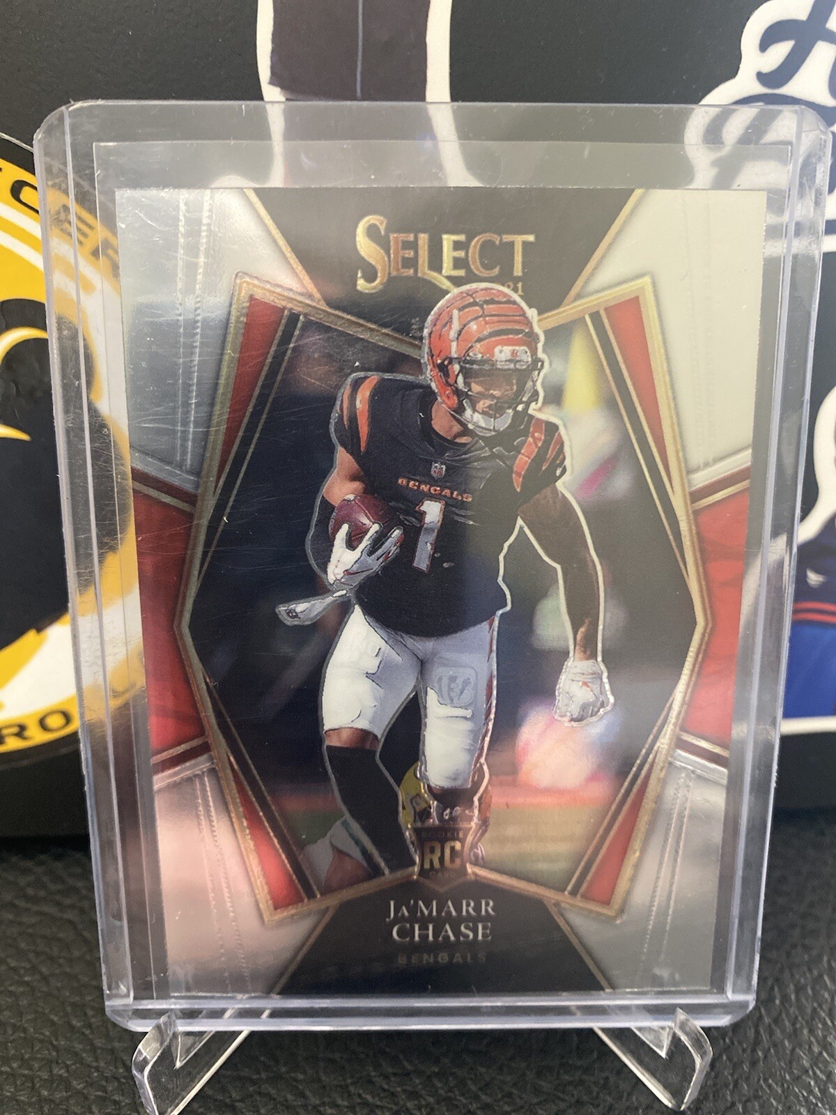 2021 Select Premier Level JA'MARR CHASE Rookie Card #147 Cincinnati ...