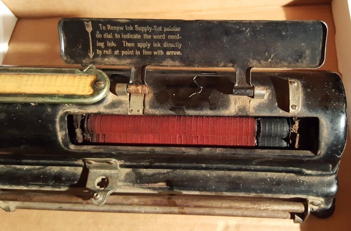 Antique Protectograph Check Writer GW Todd and Co Rochester NY Early ...