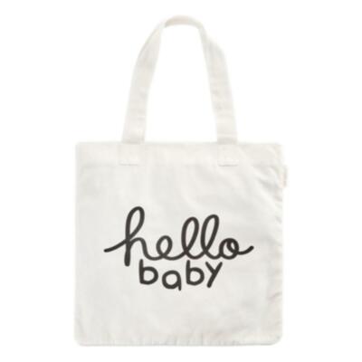 Baby Tote Bag First Impressions Hello Baby Cotton Tote Bag | eBay