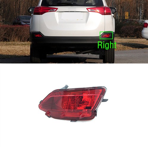Car Right Rear Bumper Light Reflector Lamp Cover For 2013-2015 RAV4 ...