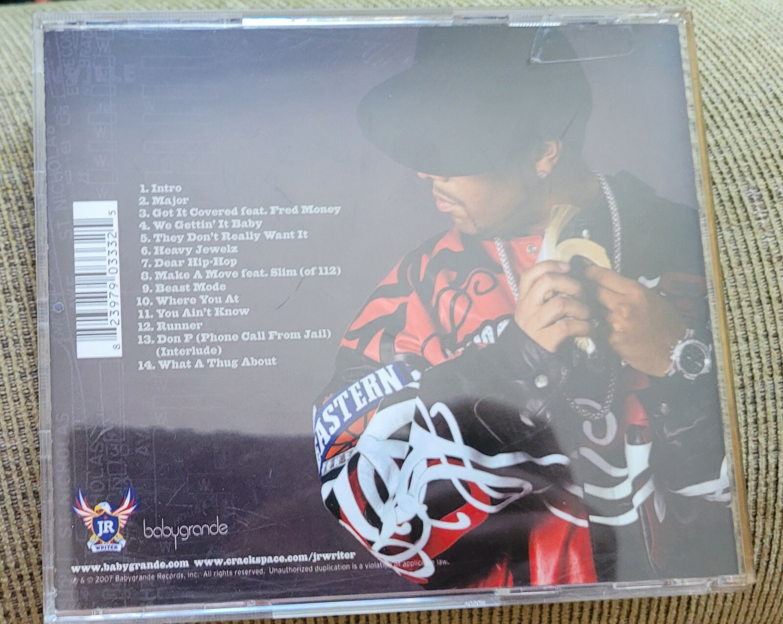 JR Writer “Writers Block 5” (CD) 14 Tracks NEW 2007(dipset camron jim ...