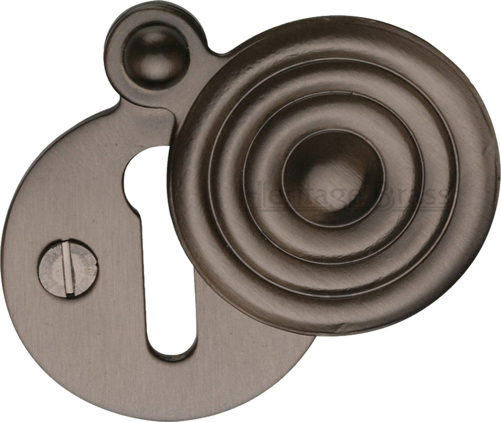 33mm Traditional Reeded Victorian Standard Keyhole Escutcheon Premium ...