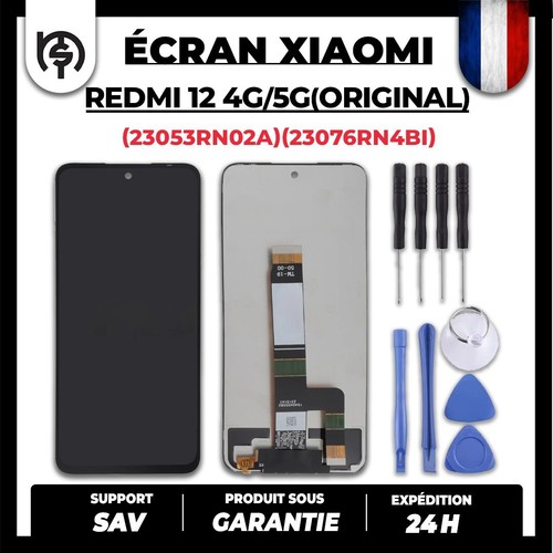 ECRAN LCD ORIGINAL VITRE TACTILE POUR XIAOMI REDMI 12 4G/5G NOIR + OUTILS | eBay