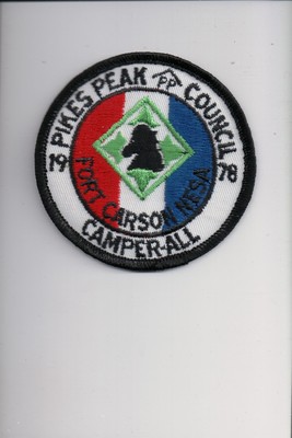1978 Pikes Peak Council Fort Carson NESA Camper-All patch | eBay