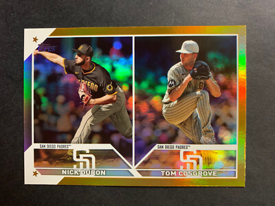 Nick Duron Tom Cosgrove 2023 Topps Update Rookie Combos Gold Foil # ...