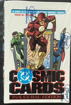 1991 Impel DC COSMIC CARDS Inaugural Edition FACTORY SEALED BOX ...