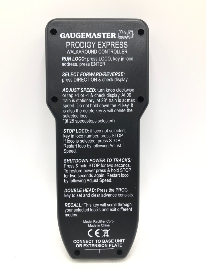 Gaugemaster DCC01 Prodigy Express 2 Digital Command Control Controller ...