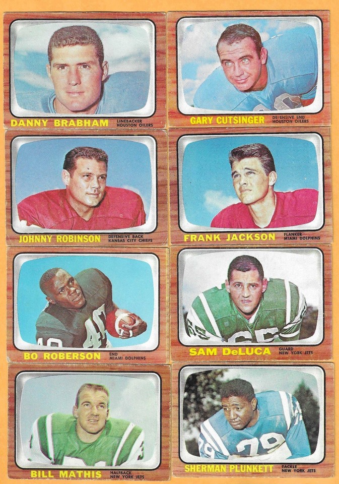 21 Card Lot 1966 Topps Football | eBay