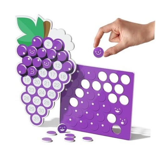 Semiconstant Behavior Reward Grape Chart and Sticky Free Adhesive ...