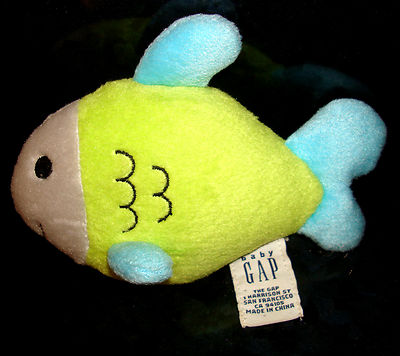 FISH Plush BABY GAP Infant Children's DOLL Girl Toy Crib Kids Infant ...