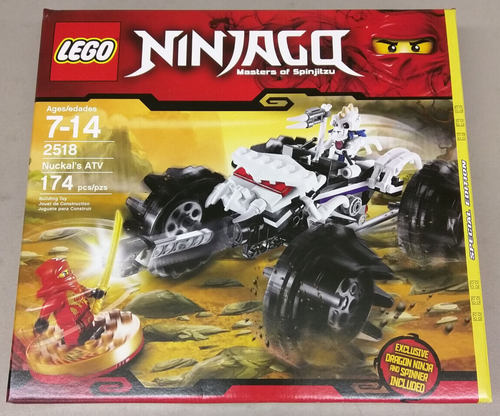 LEGO Ninjago 2518 Nuckal's ATV NEW! Kai Spinner Sword of Fire | eBay