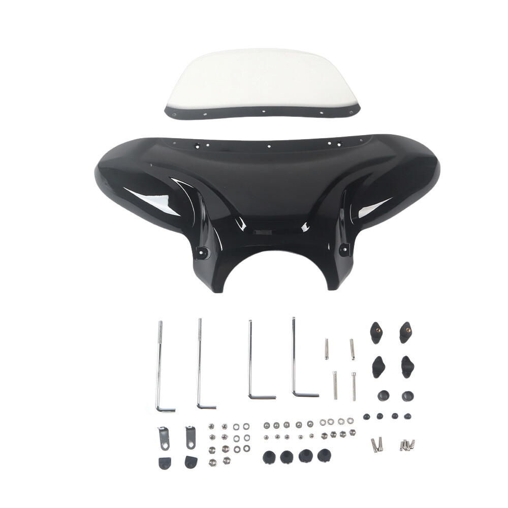 Universal Front Fairing Batwing Windshield For Harley Yamaha Suzuki ...