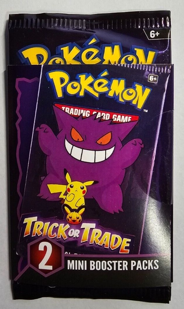 Pokemon TCG Trick Or Trade Booster Halloween -- 2 Mini Booster Packs ...