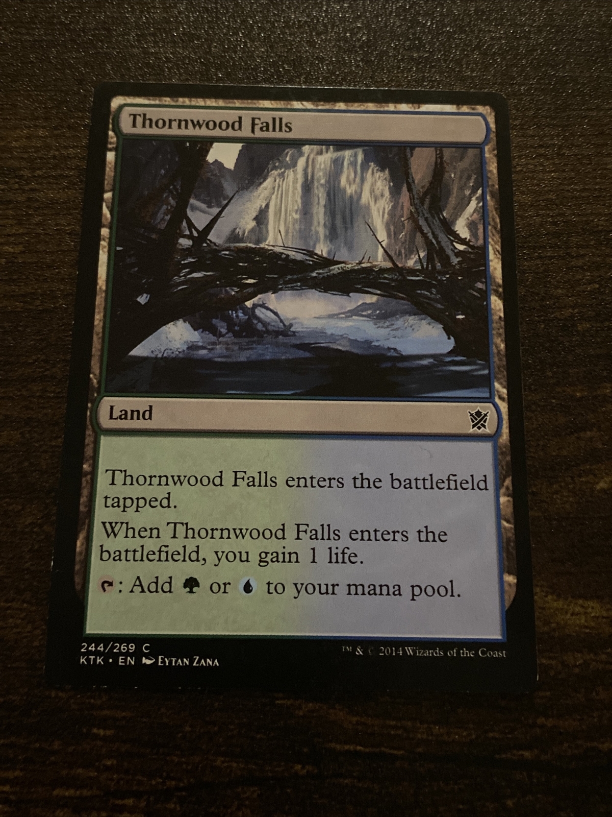 Magic the Gathering MTG Thornwood Falls (244) Khans of Tarkir D3331* | eBay