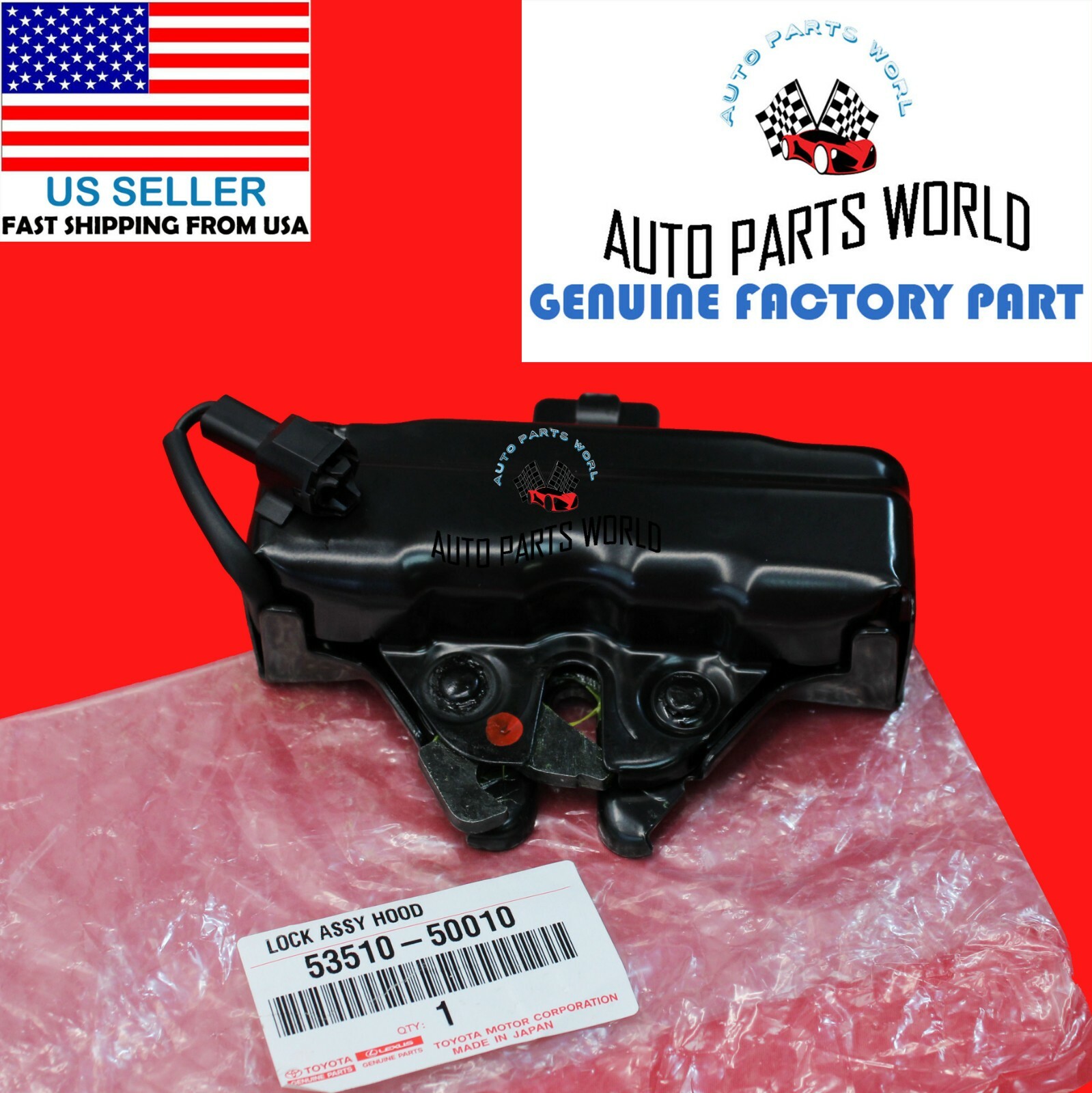 GENUINE OEM TOYOTA CAMRY AVALON TUNDRA LEXUS LS400 HOOD LATCH LOCK ...