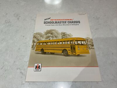 Original 1961 International Harvester Schoolmaster Pusher School Bus ...