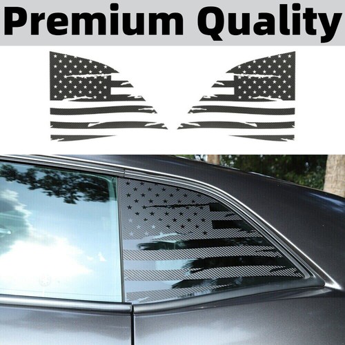 Rear Window Sticker Trim Decals for Dodge Challenger 2008+ USA Flag ...