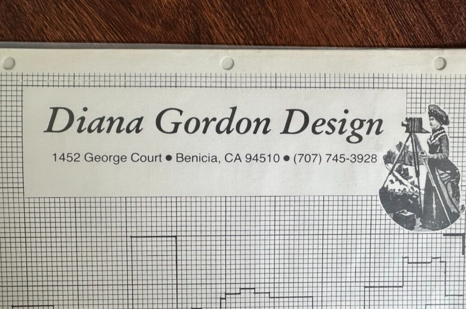 DIANA GORDON Design "Row Houses" Cross Stitch Chart San Francisco ...