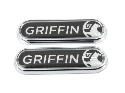2X Genuine New VAUXHALL GRIFFIN WING BADGE Opel Emblem Astra Adam Corsa ...