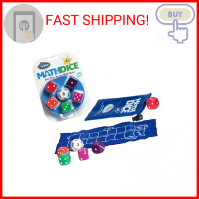 ThinkFun Math Dice Junior Game - Engaging Math Skills Builder | Perfect ...