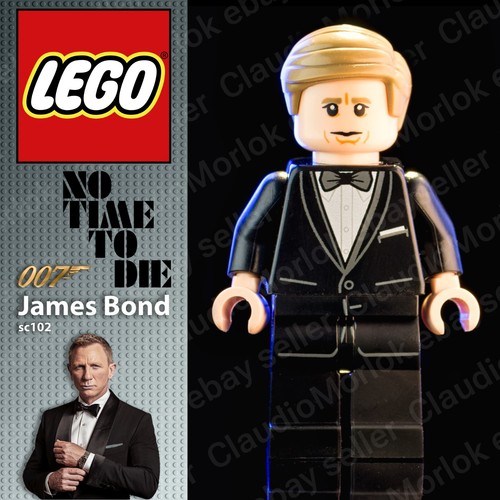 ⭐ LEGO James Bond sc102 Minifigure 007 No Time to die Black Tuxedo 76911 | eBay