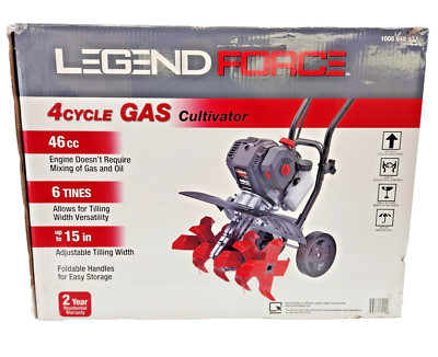New! Legend Force 15-in Cultivator six tines 46-cc, 4 Cycle, Gas ...