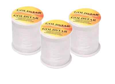 PACK OF 3 - Invisible Nylon Sewing Thread, CLEAR Total 660 YARDS FREE ...