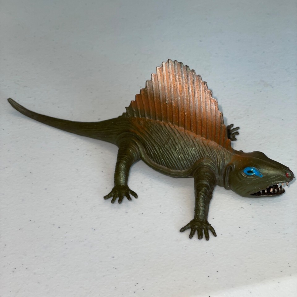 EUC Vintage 1970's Dimetrodon Dinosaur Toy Figure Collectible Hong Kong ...