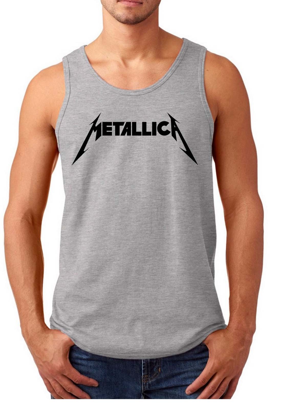 * METALLICA * SINGLET HEAVY METAL BAND Tank top LARS ULRICH AU SELLER ...
