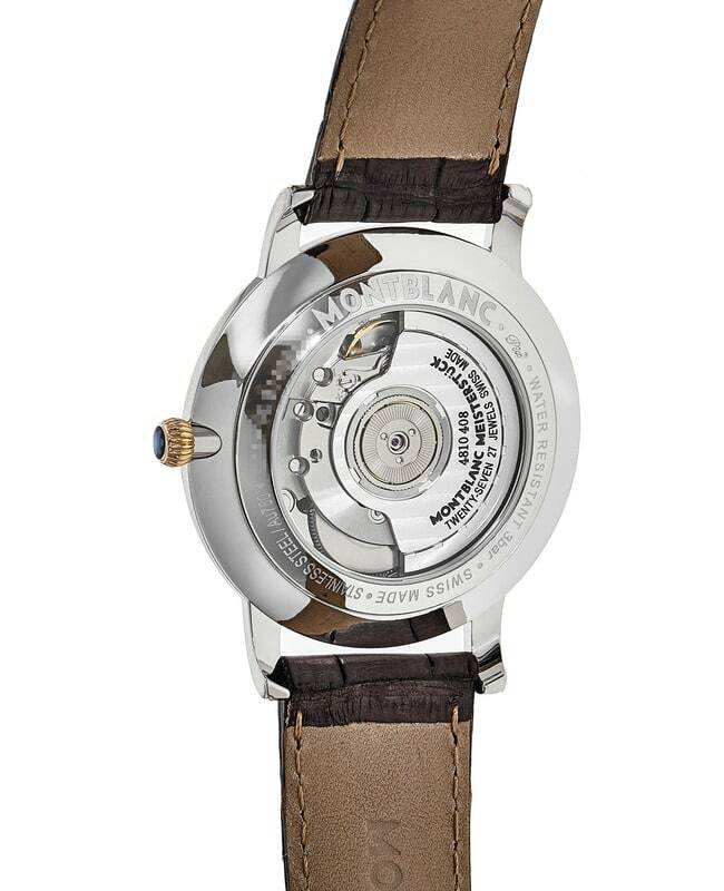 New Montblanc Star Classique Automatic 18kt Rose Gold Bezel Men's Watch ...