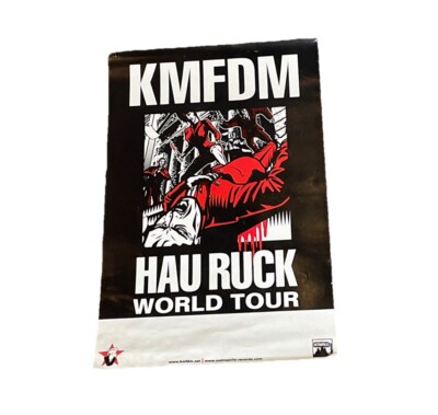 KMFDM 11x17 Hau Ruck World Tour Poster Metropolis Records Industrial ...