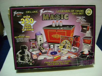 Fantasma DELUXE Legends Of MAGIC DVD SET w/ Over 250 Tricks, COMPLETE w ...