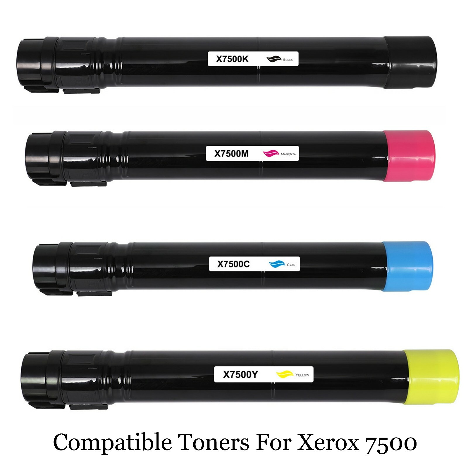 Compatible 2 Sets of 4 Colour Laser Toner for Xerox Phaser 7500 7500N ...