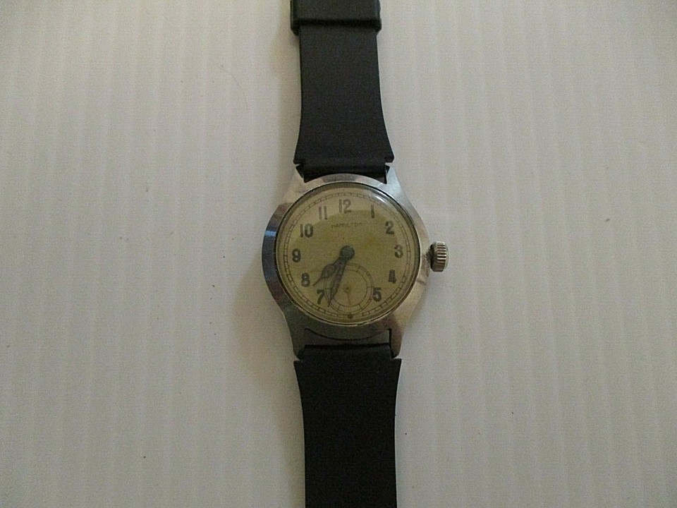 RARE VINTAGE HAMILTON WIND-UP WATCH WORKS RUNNING KEEPS TIME PERFECTLY ...