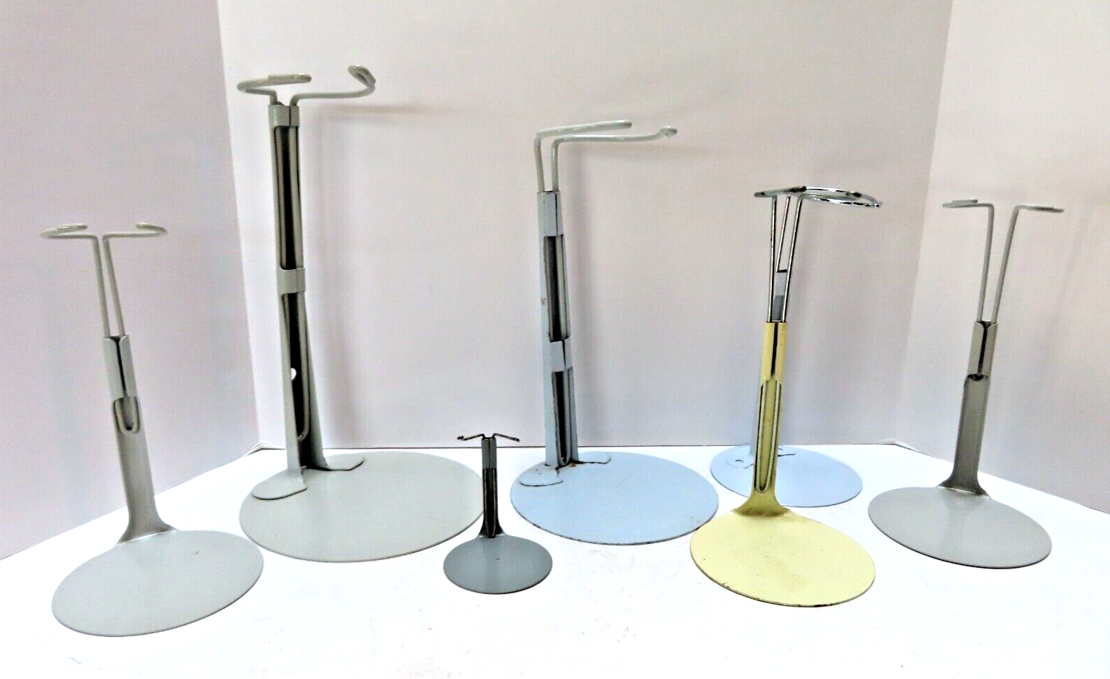 7 Metal Doll Stands Variety of Sizes Some Kaiser Chicago | eBay