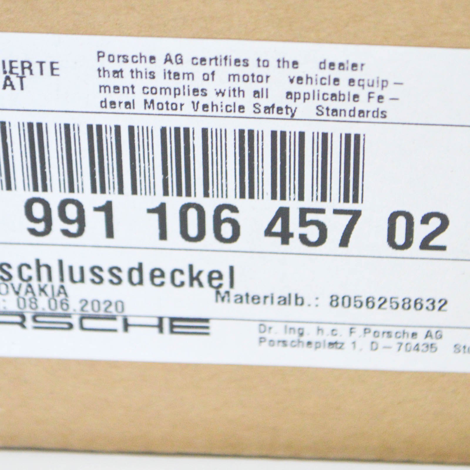 Porsche 911 Expansion Tank Cap 99110645702 NEW OEM | eBay