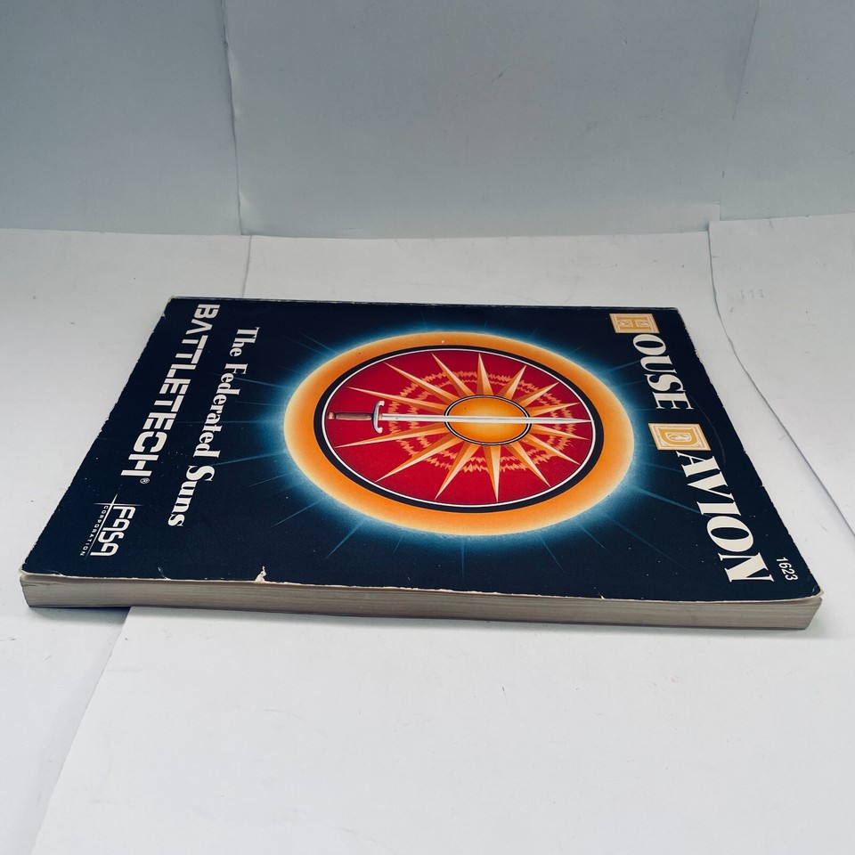 BATTLETECH HOUSE DAVION THE FEDERATED SUNS BOOK 1988 FASA 1623 | eBay